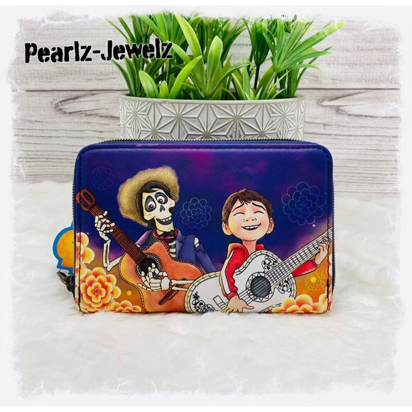 Loungefly | Bags | Loungefly Disney Pixar Coco Hector Miguel Marigolds ...